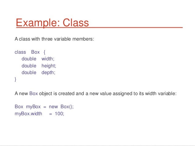 Class Object Method Constructors In Java
