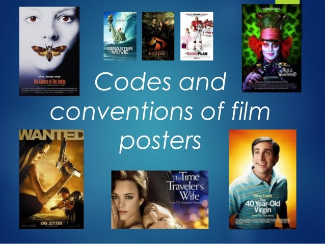 Codes and Conventions of Film Posters