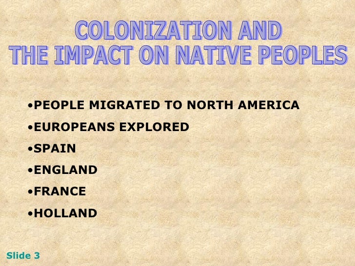Colonization