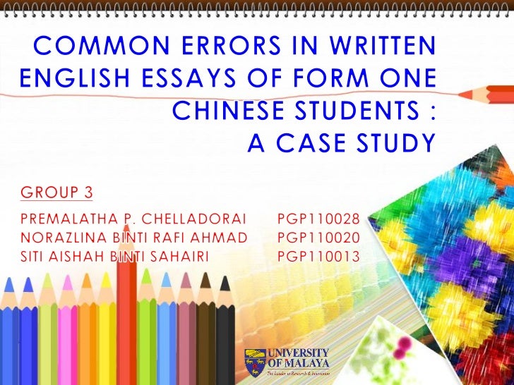 Common Mistakes Writers Make When Writing An Essay - avidall’s diary