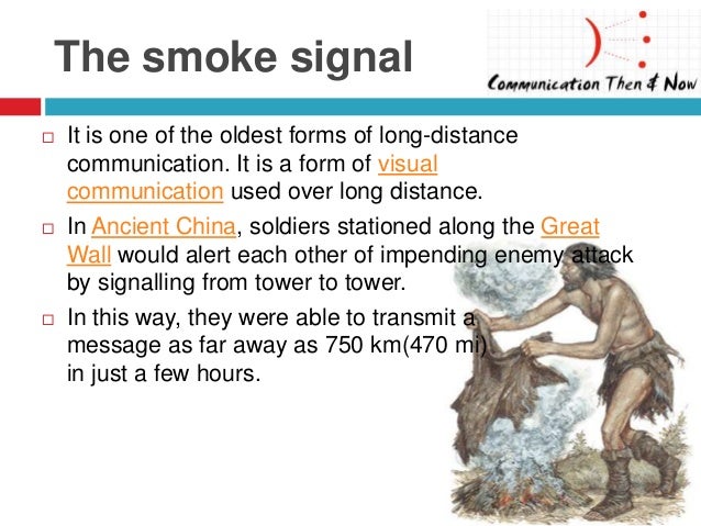 Communication then & now