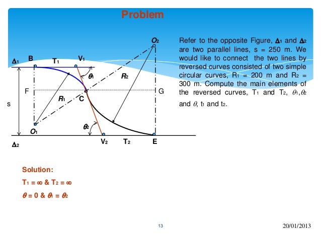 Reverse Curve Problem Professional Engineer And Pe Exam Forum