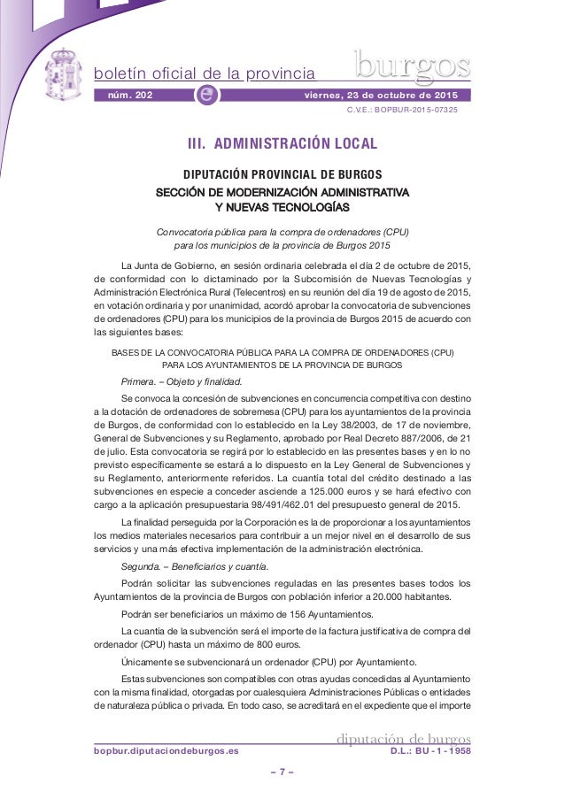 Bases De La Convocatoria Prestamosocsug