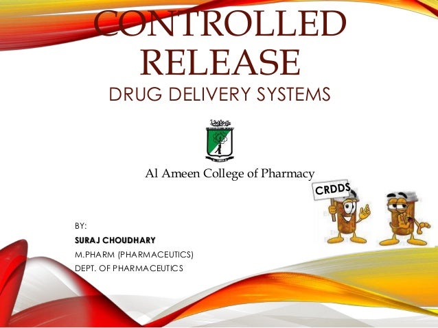 Controlled Release Drug Delivery Systems An Introduction