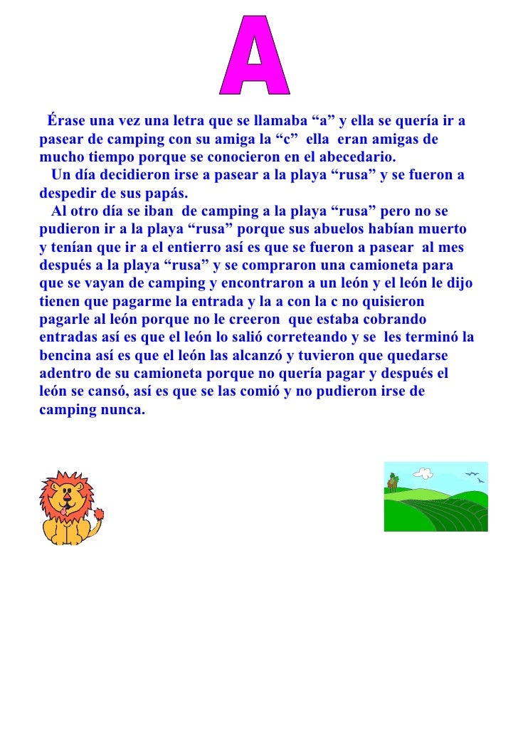Cuento De La Letra A