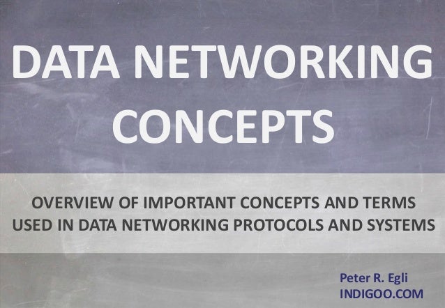Data Networking Concepts