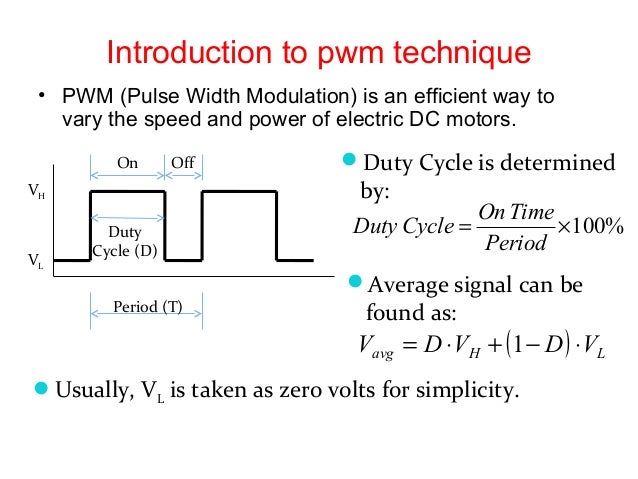 Dc Motor Speed Controller By Pwm Technique