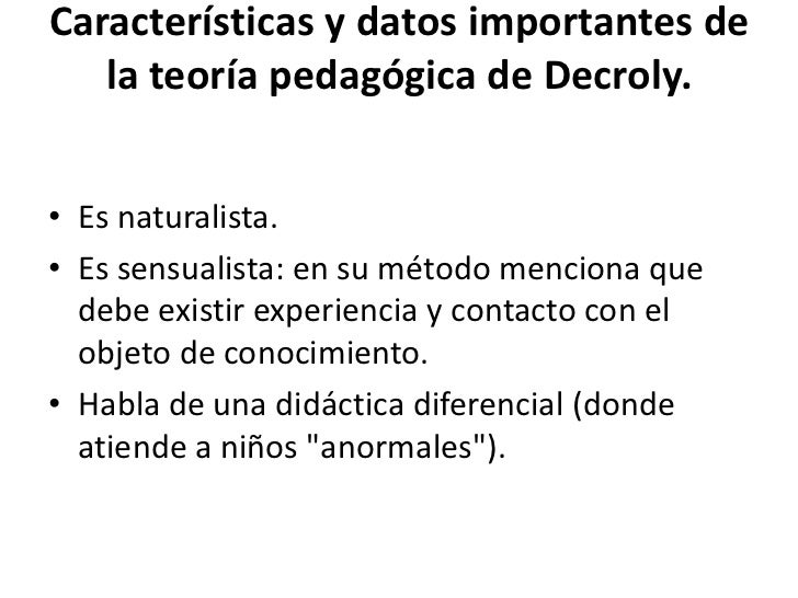 Decroly