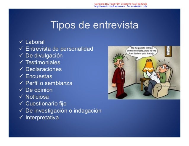 Diapositivas De Entrevista