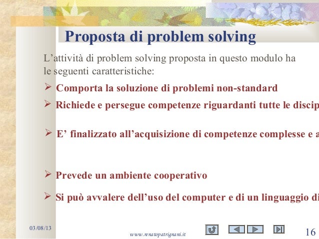 Didattica Del Problem Solving Copia