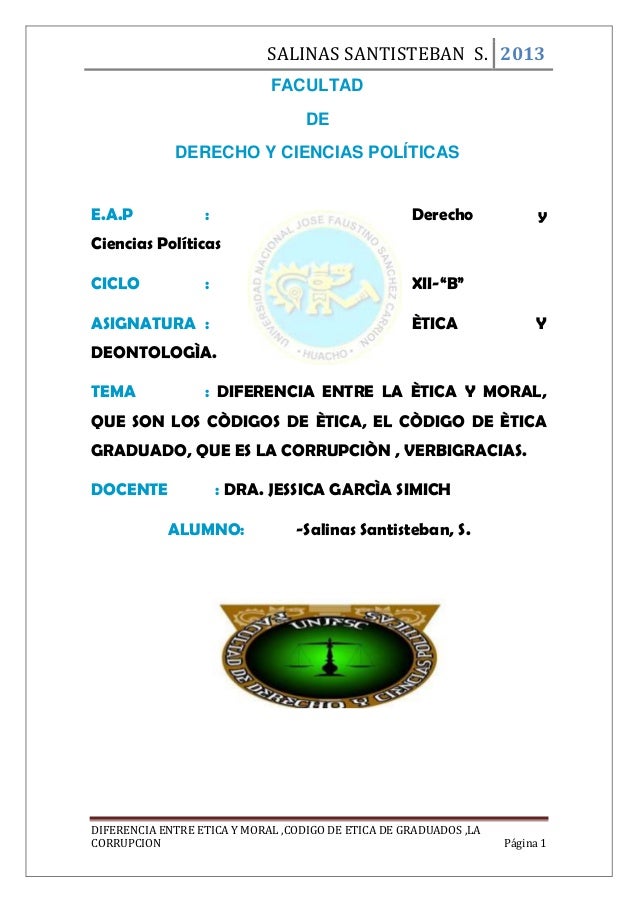 Tica Profesional Diferencia Entre Tica Y Moral