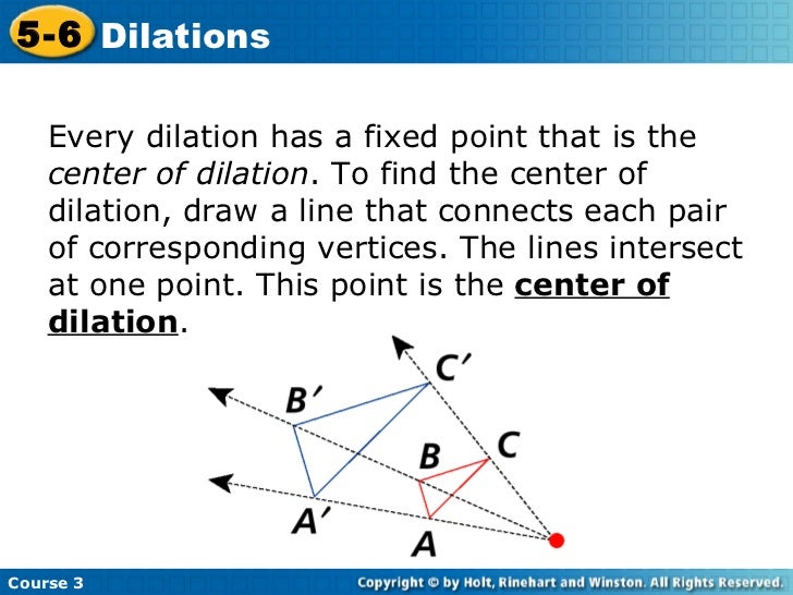 Dilations 1 dilations-1