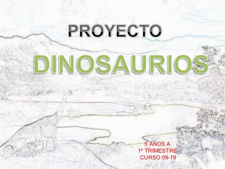 Proyecto de dinosaurios para niños de preescolar - Imagui