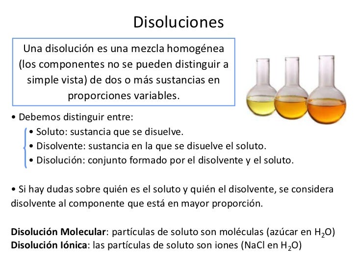 Propiedades De Las Disoluciones Quimicas Dinami