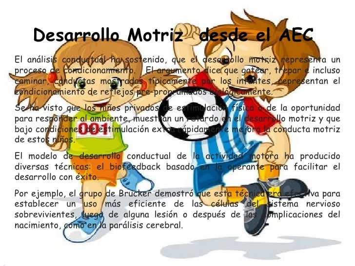 Desarrollo físico motriz