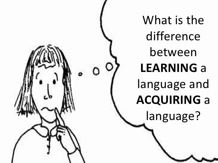Learning or acquiring English? – Itzel López