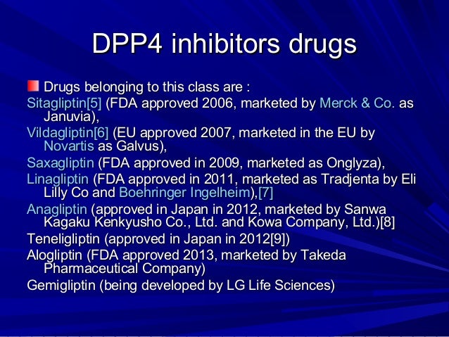 Dpp4 inhibitors