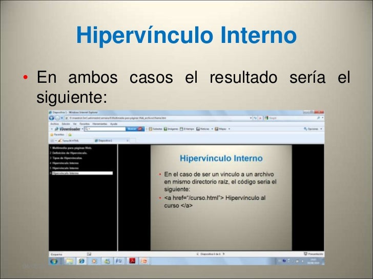 Enlaces o hipervínculos en HTML
