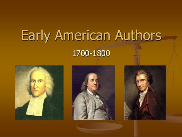 Early american literature pre 1800 (1)