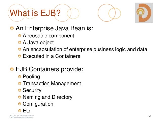 Enterprise Java Beans Ejb What Is An Ejb In Java