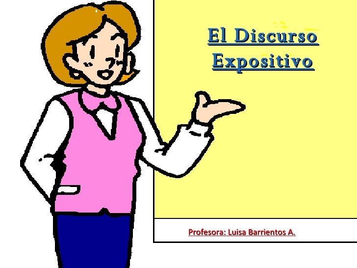 El Discurso Expositivo