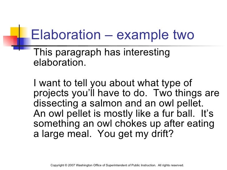 Elementary Elaboration V2sre