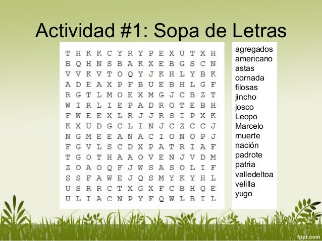 Sopa de letras sobre el dia del trabajador - Imagui