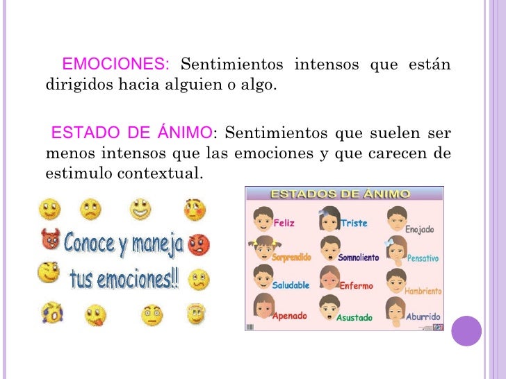 Cuales son los estados de animos - Imagui