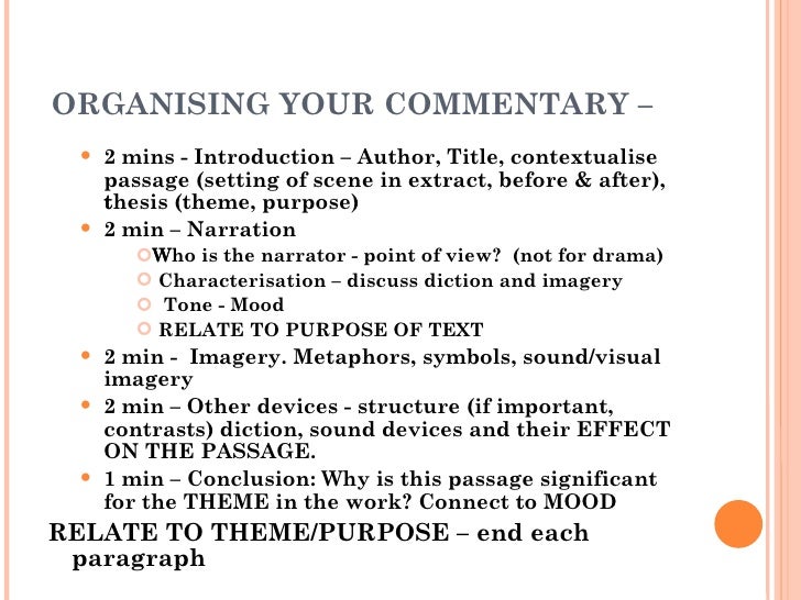 English A2 oral commentary 1 English A2 oral commentary 1