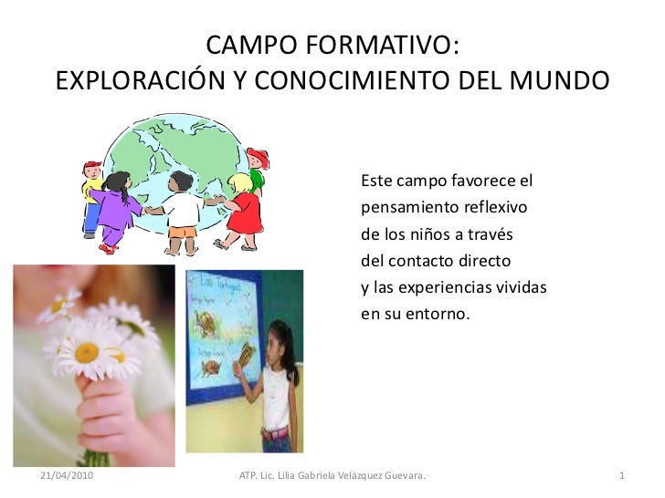 Actividades Para Trabajar El Campo Formativo Explorac 