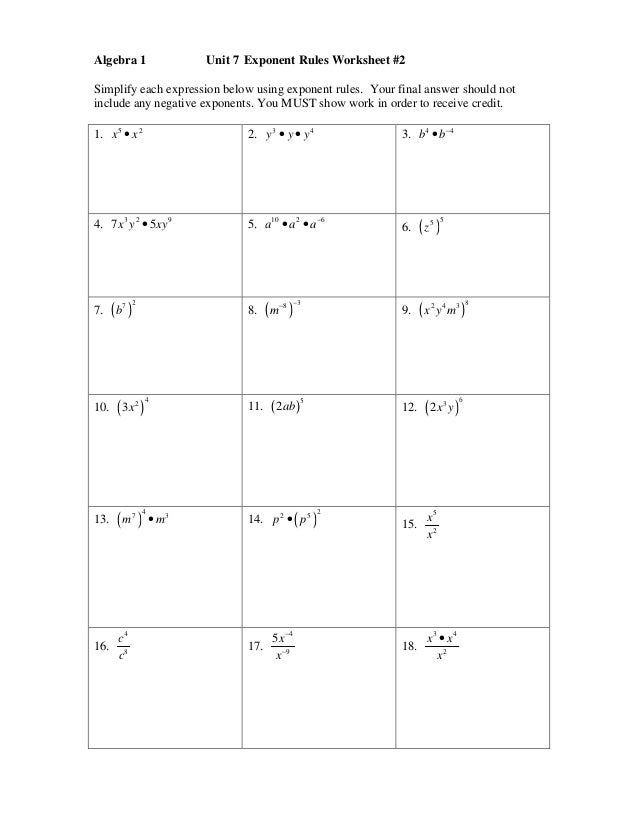 Printables Product Rule And Quotient Rule Exponents Worksheet Printables Product Rule And Quotient Rule Exponents Worksheet