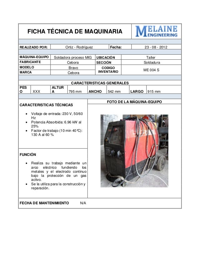 Ficha tecnica-de-maquinaria