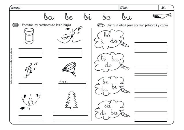 Dibujos con la silaba b - Imagui