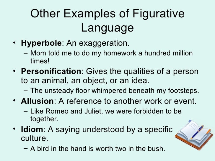 EXAMPLES OF FIGURATIVE LANGUAGE Alisen Berde EXAMPLES OF FIGURATIVE LANGUAGE Alisen Berde