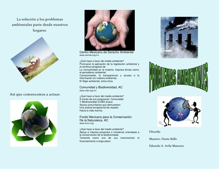 Triptico contaminacion del aire - Imagui Triptico contaminacion del aire - Imagui