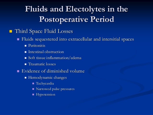 Lymphedema Third Space