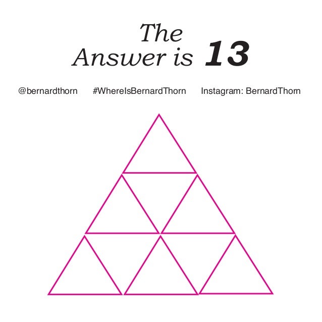 How Many Triangles Can You Find How Many Triangles Can You Find