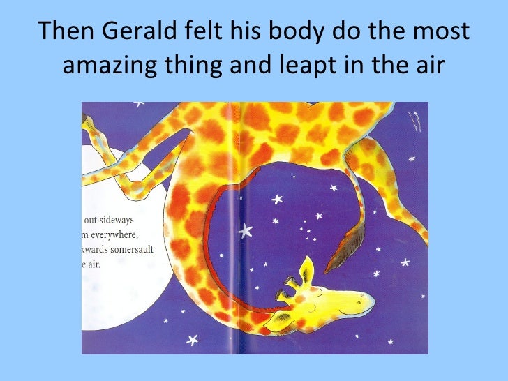 Giraffes can't dance