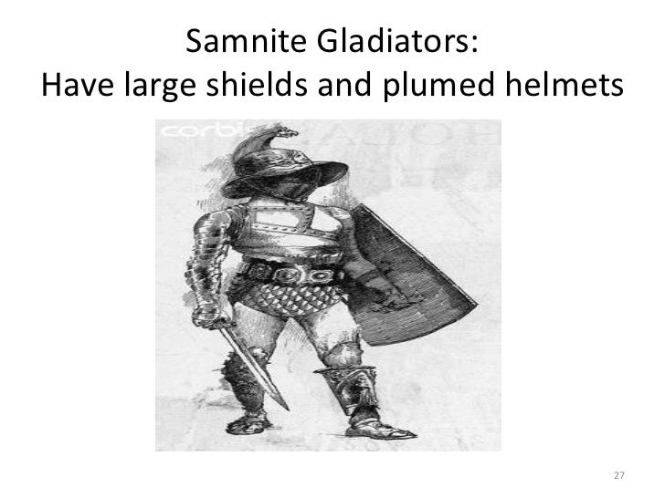 Samnite Gladiator Drawing