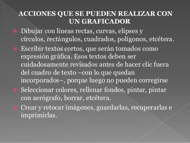 ¿Qué son los graficadores?