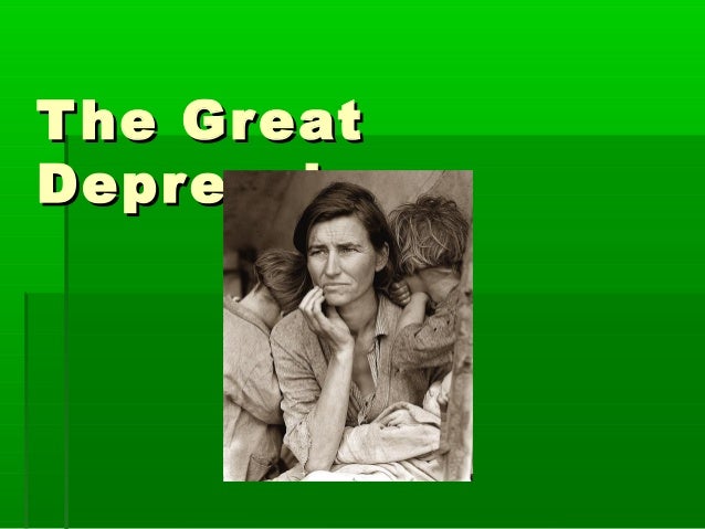 Great Depression Images Powerpoint