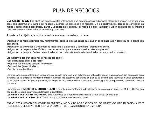 Guia Para Desarrollar El Plan De Negocios - creditocenlu Guia Para Desarrollar El Plan De Negocios - creditocenlu