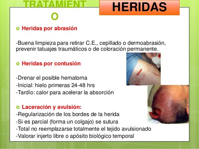 HERIDAS CLASIFICACIÓN DE HERIDAS Y SU MANEJO