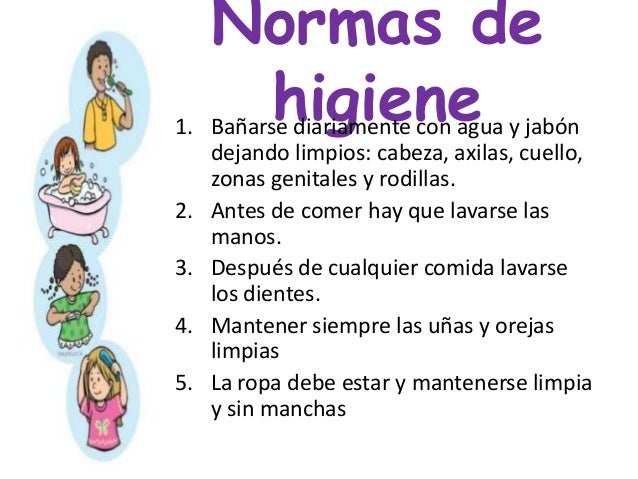 REGLAS DE HIGIENE PErsonal - Imagui