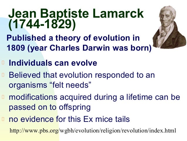 Theory Evolution: Jean Baptiste Lamarck Theory Evolution Theory Evolution: Jean Baptiste Lamarck Theory Evolution