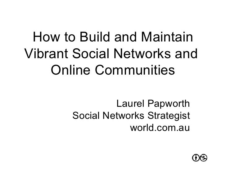How To Build A Social Network