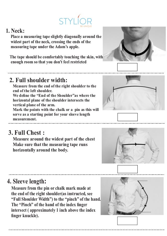 How To Measure Guide By Stylior how-to-measure-guide-by-stylior