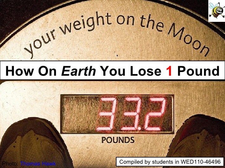How On Earth You Lose 1 Pound How On Earth You Lose 1 Pound