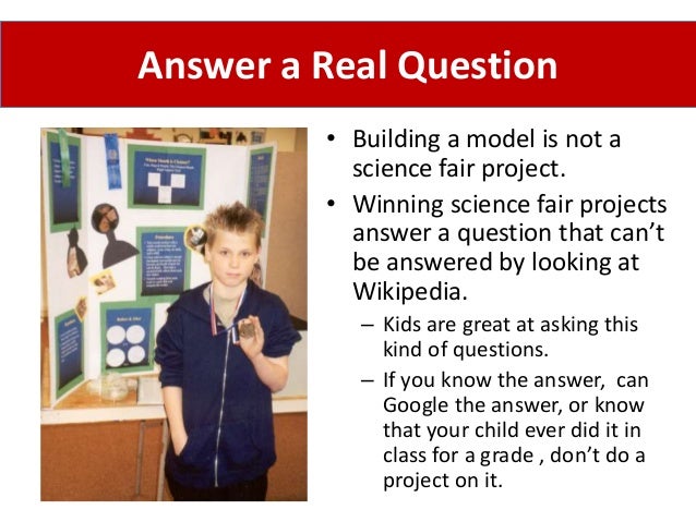 How to help your child win a science fair flh