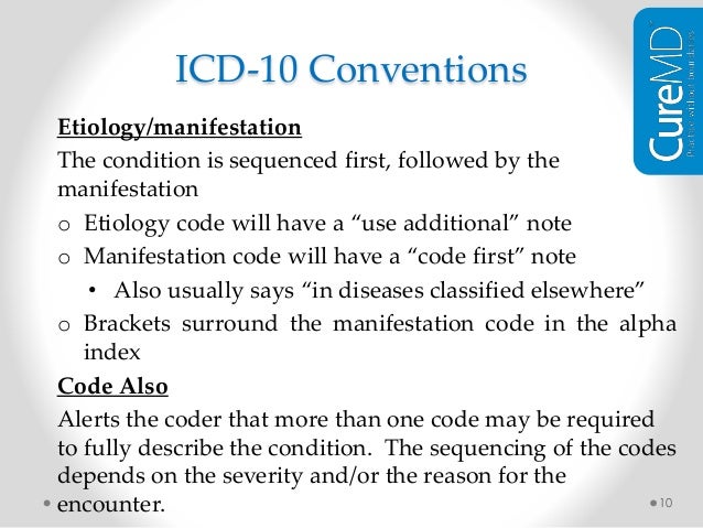 ICD-10 Conventions and Guidelines